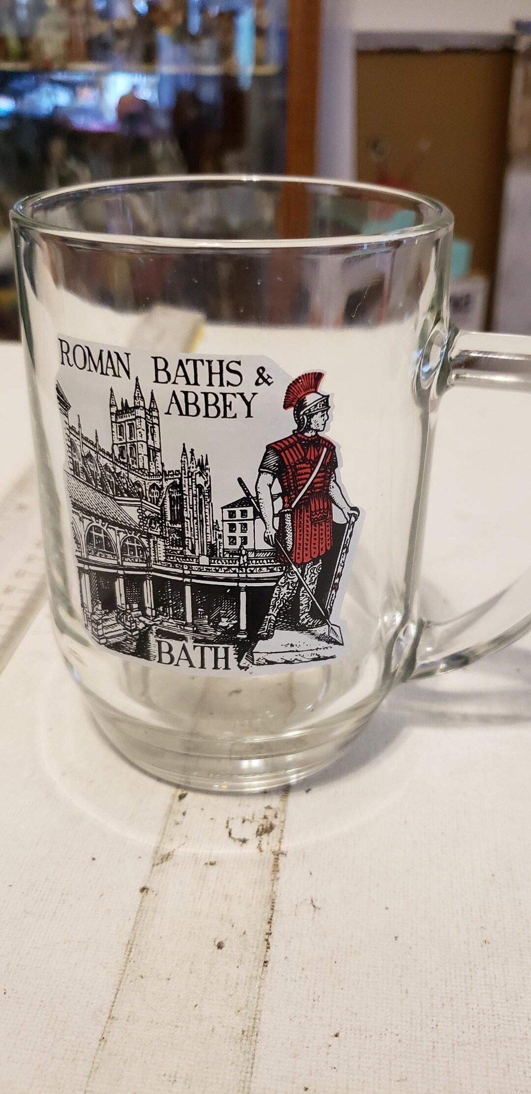Glass Mug Roman Baths France Marked Excellent Condition - Etsy