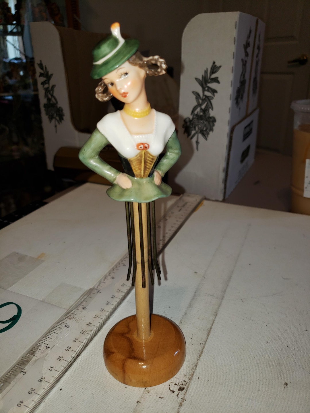 Vintage Gobel Napkin Holder. German Girl Excellent Condition. Marked - Etsy