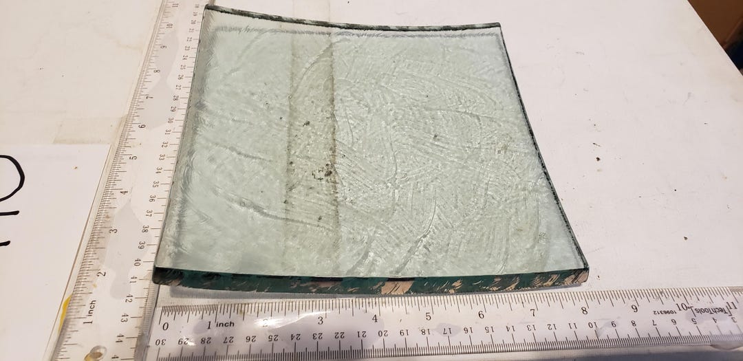 Large Heavy Art Glass Plate Anni Glass Signed Excellent Condition - Etsy