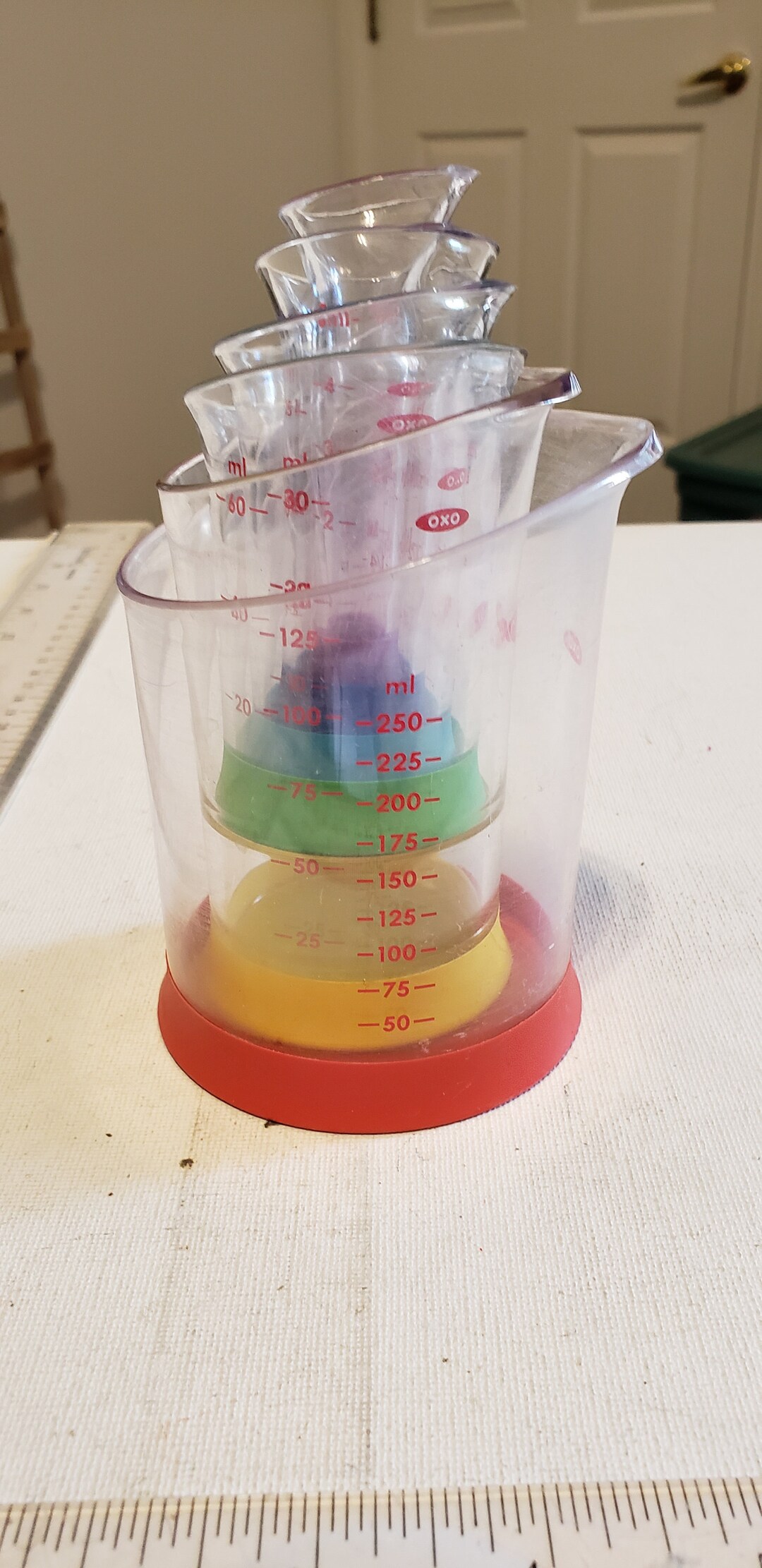 OXO Liquid Measure Cups Nesting Plastic Excellent Condition - Etsy