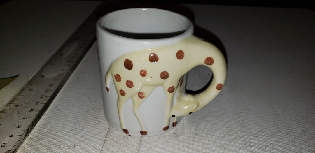 Child's Mug With Giraffe Ceramic Excellent Condition Vintage - Etsy