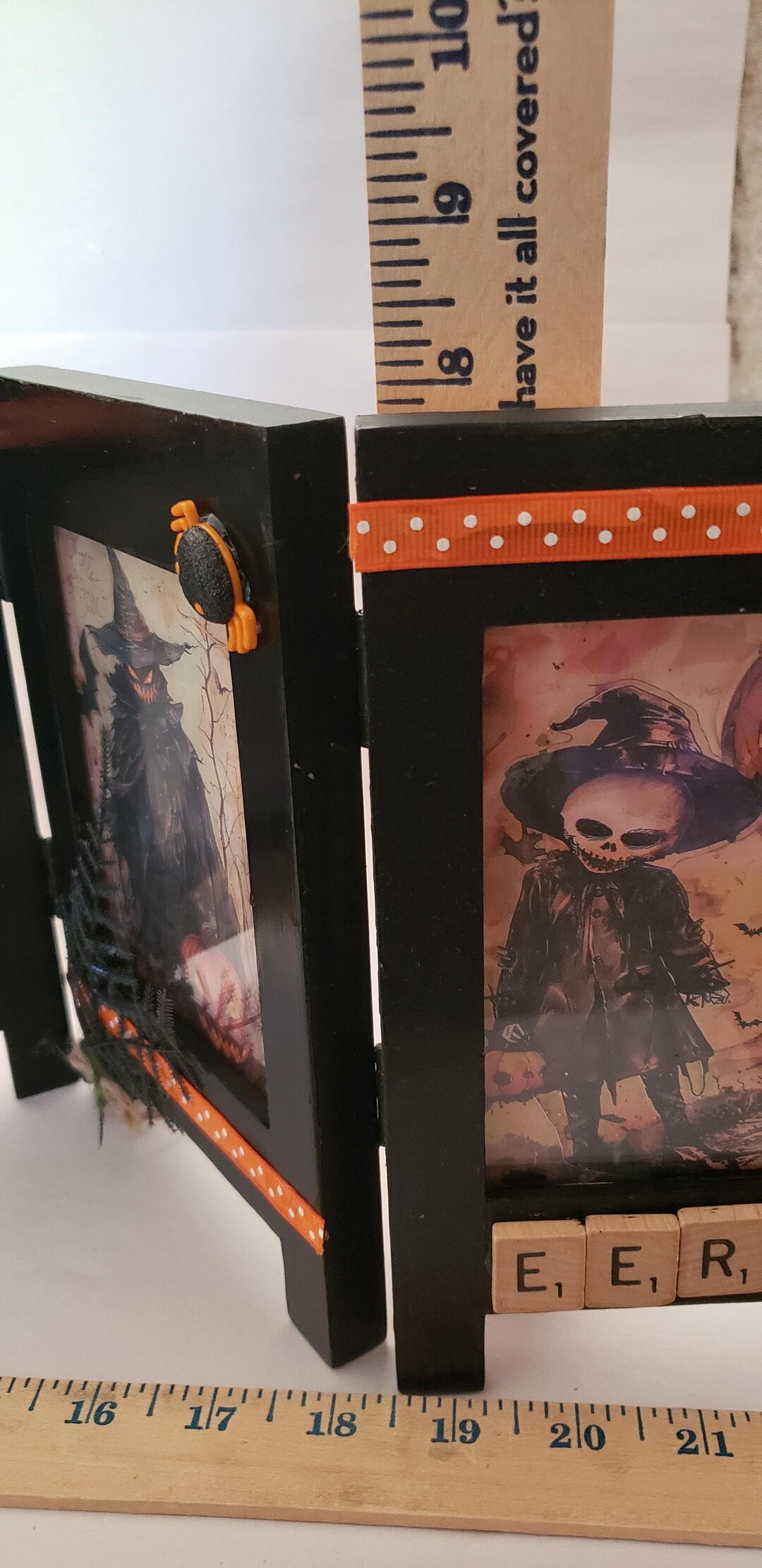 Folding Halloween Images Halloween Decor Hand Made One of a Kind ...