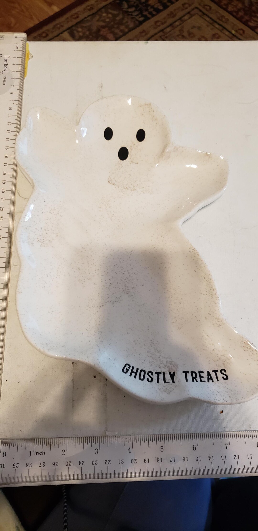 Ghost Candy Dish Halloween Decor Mud Pie Excellent Condition - Etsy