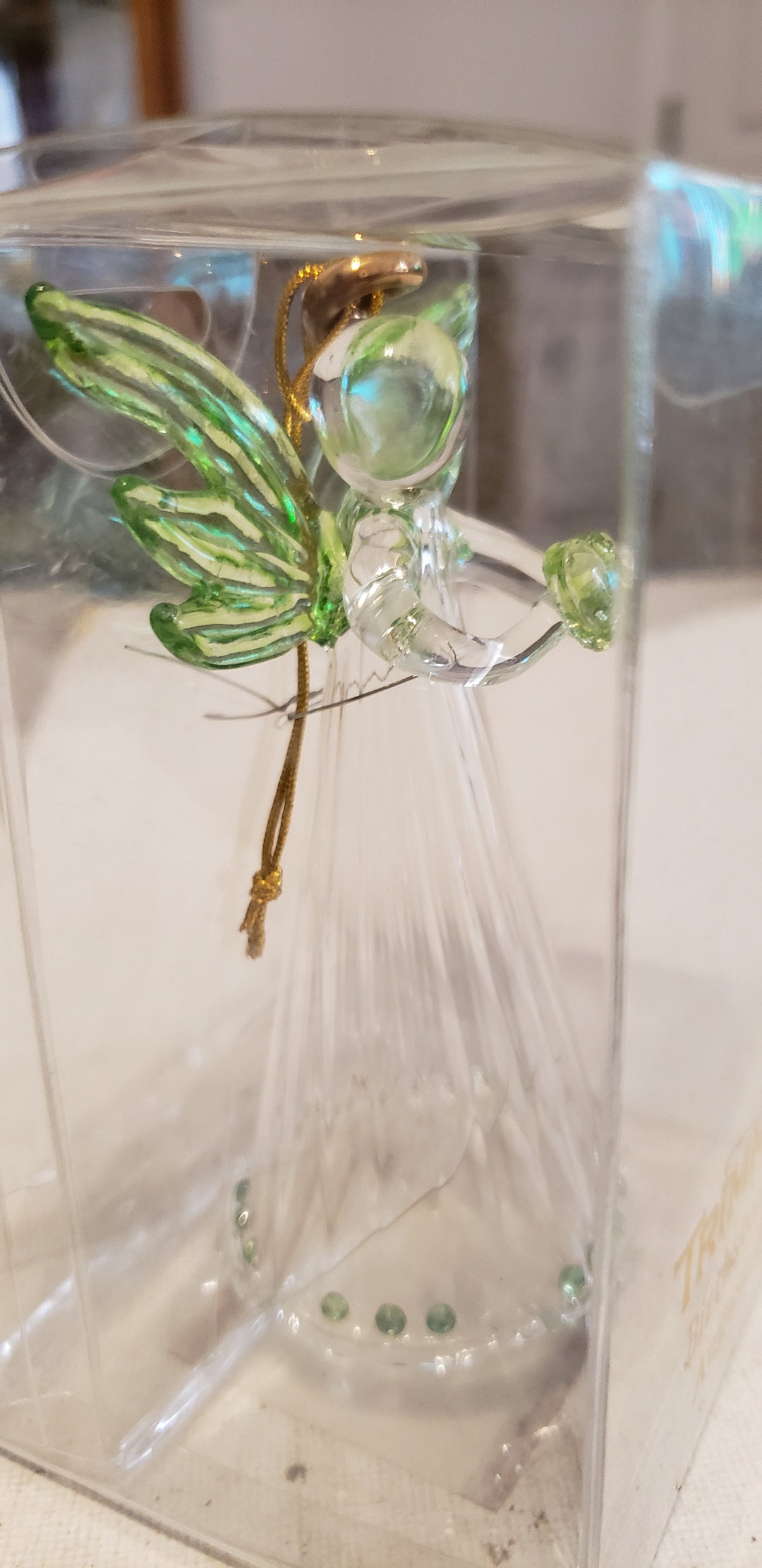 Birthstone Angel August Angel Christmas Ornament Excellent Condition - Etsy