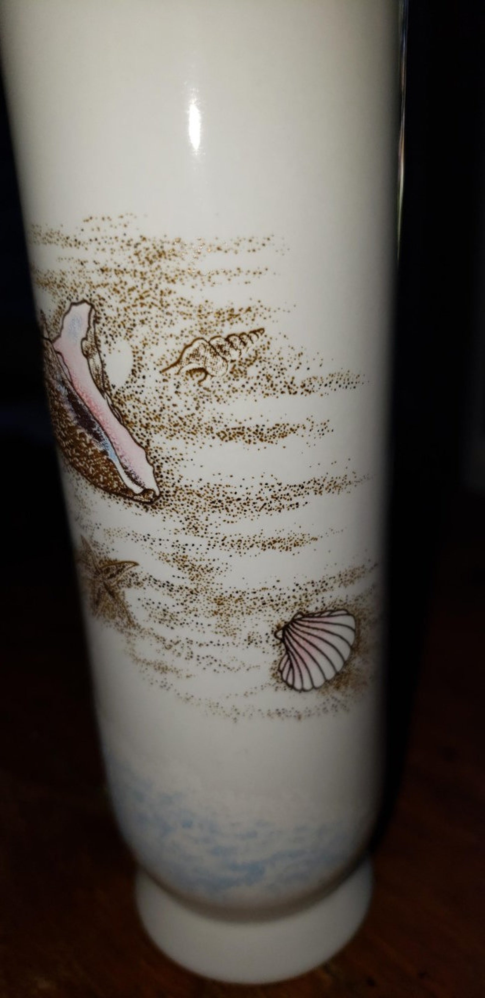 Vintage Otagiri Vase Ebb Tide Sea Shells Excellent Condition - Etsy