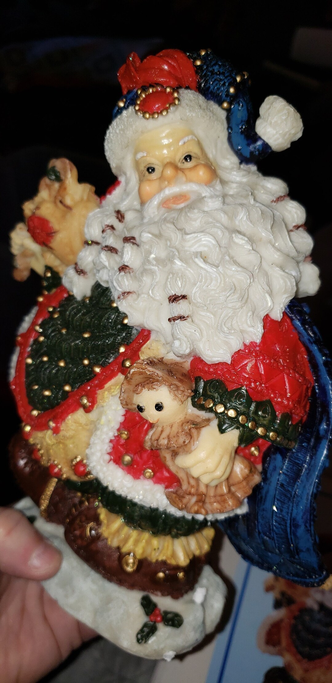 Vintage Mark Roberts Santa Figurine New Excellent Condition - Etsy