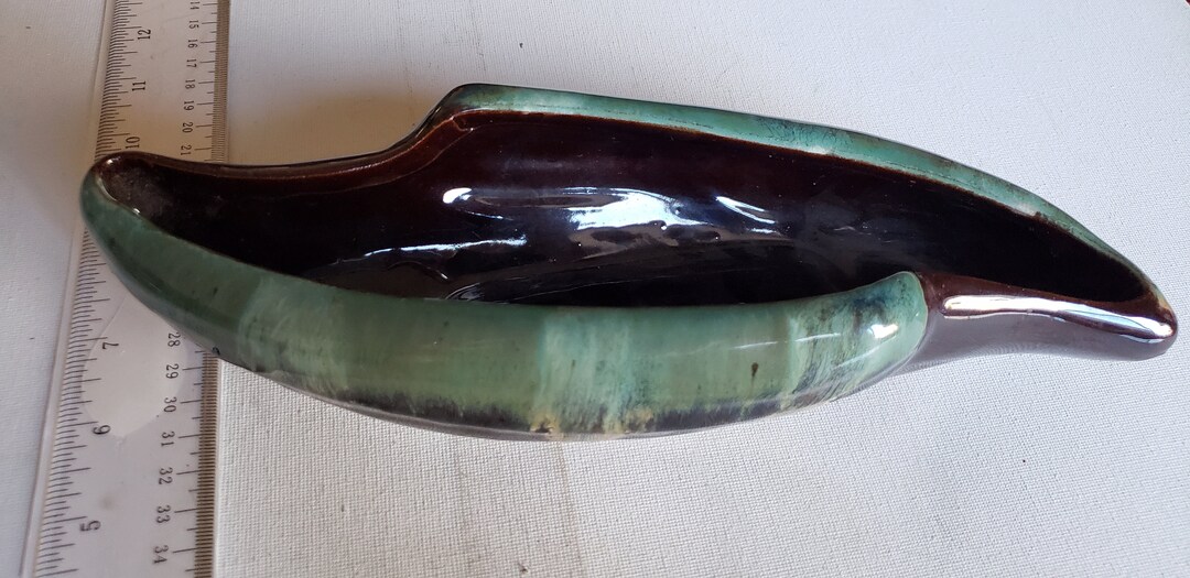 Vintage Boat Shaped Ceramic Planter Excellent Condition - Etsy