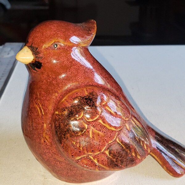 Ceramic Cardinal Figurines - Etsy