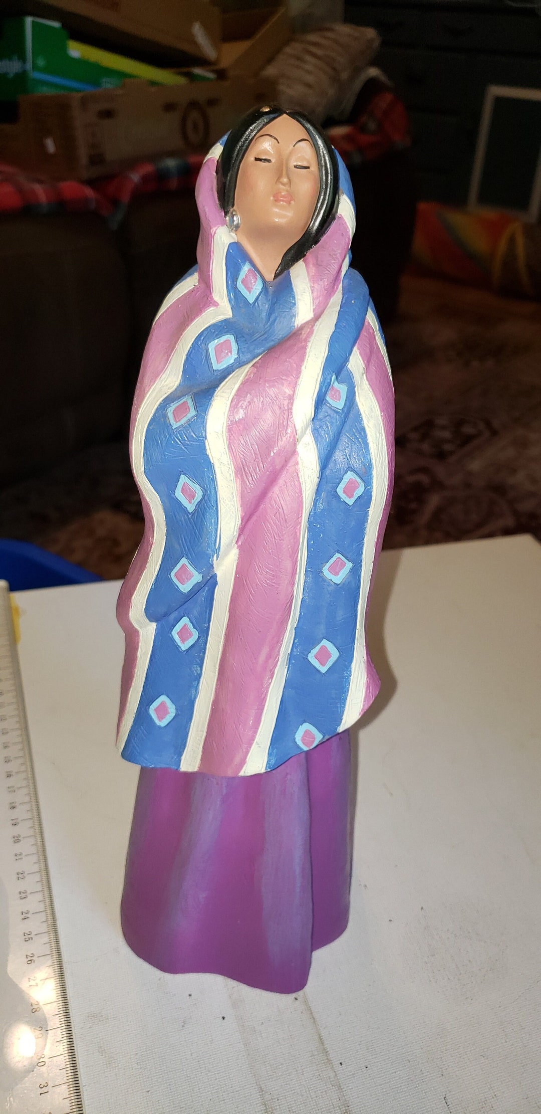 Tall Native American Woman Adelbert's Design Americana - Etsy