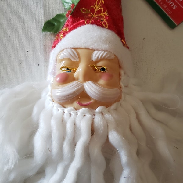 Plastic Santa Face - Etsy