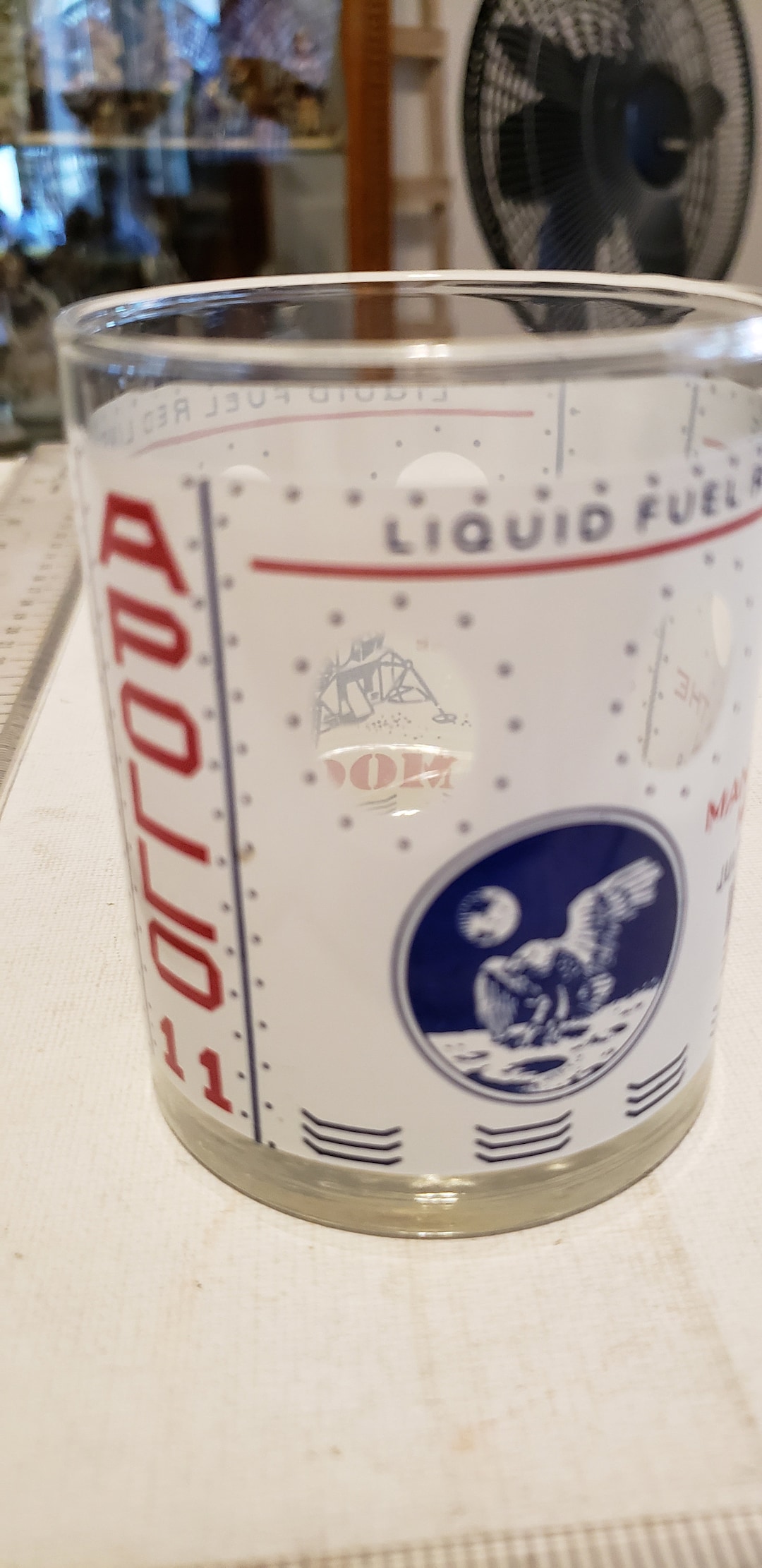 Apollo 11 Glass Missing Pedestal Excellent Condition - Etsy