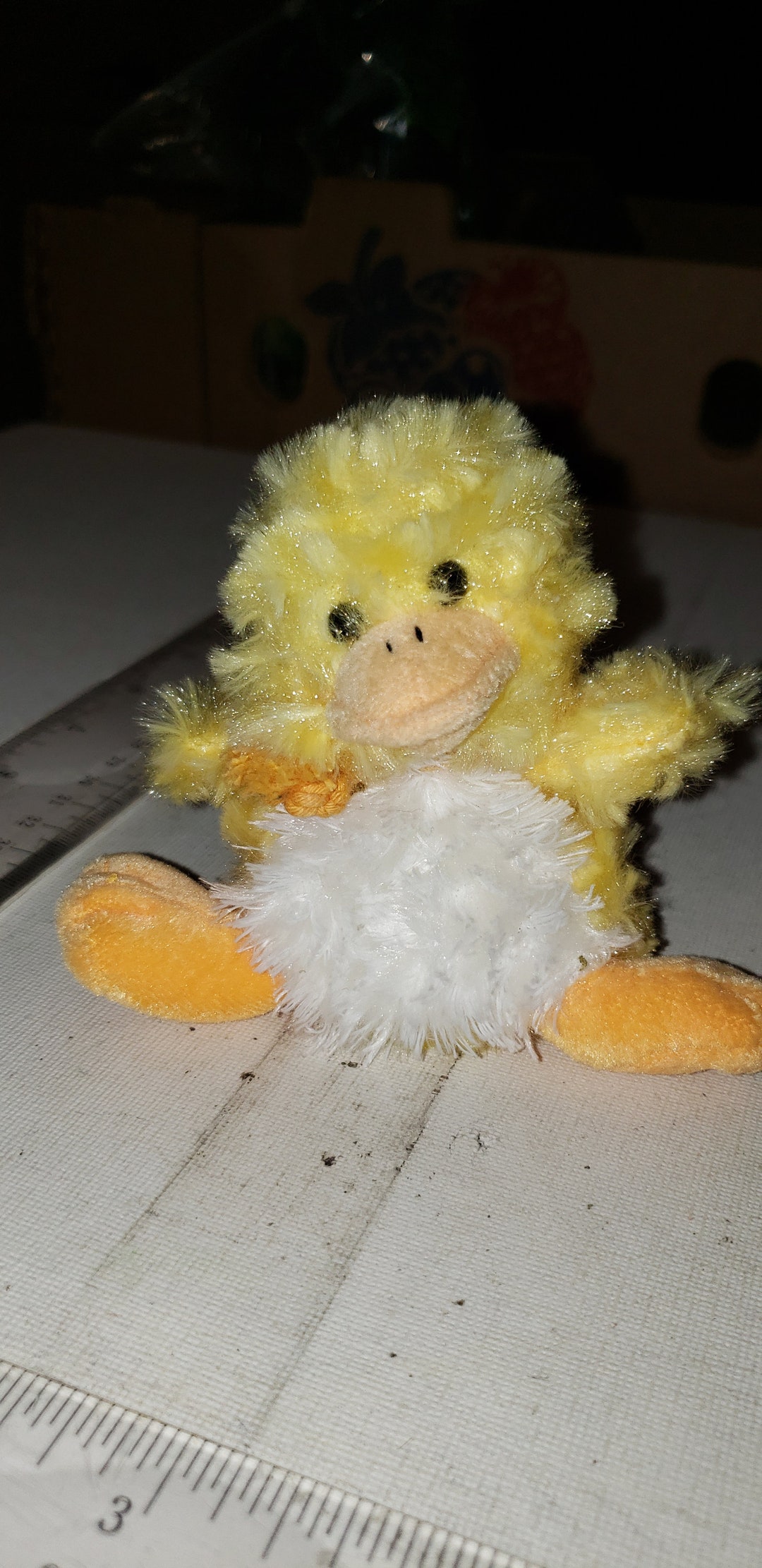 Tiny Plush Baby Chick Toy Excellent Condition - Etsy