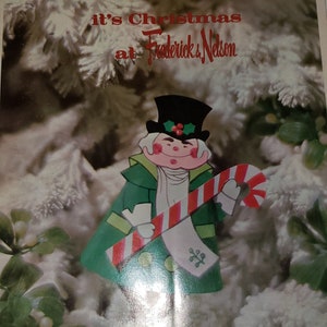 Vintage Frederick and Nelson Christmas 1987 Catalog Good Condition - Etsy