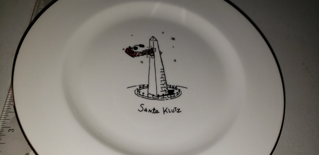Set of 4 Porcelain Plates by Merry Masterpieces American Collection ...