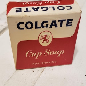 Vintage Colgate Cup Soap With Unused Soap Excellent Condition - Etsy
