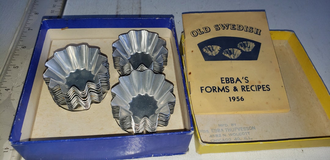 Ebba's for and Recopies 30 Aluminum Forms for Swedish Tarts and Cookies ...