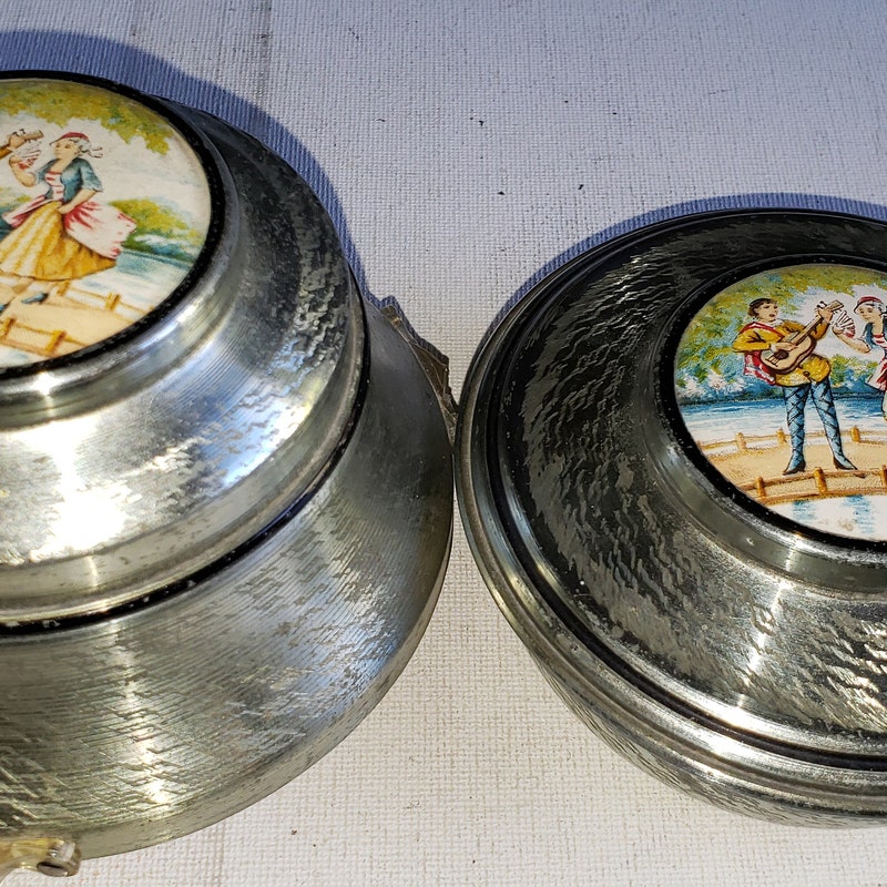 Powder Puff Jar - Etsy