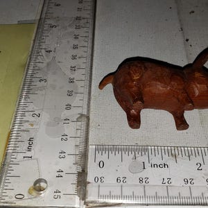Carved Pig Figurine Excellent Condition - Etsy