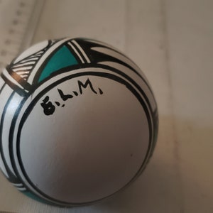 Ceramic Native American Style Christmas Ball Excellent Condition - Etsy