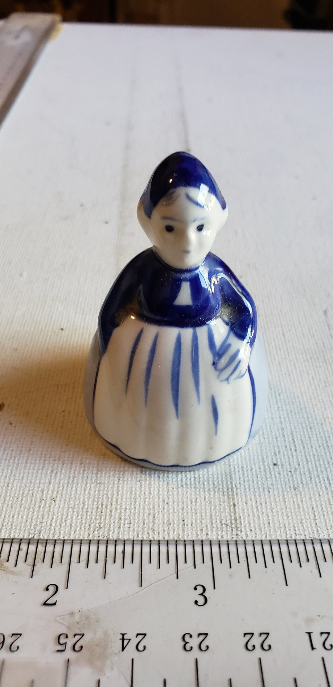 Tiny Delft Style Lady Bell Excellent Condition - Etsy