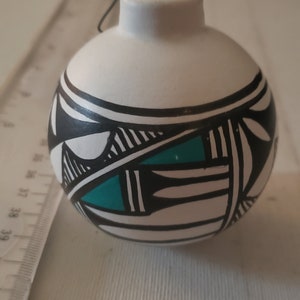 Ceramic Native American Style Christmas Ball Excellent Condition - Etsy