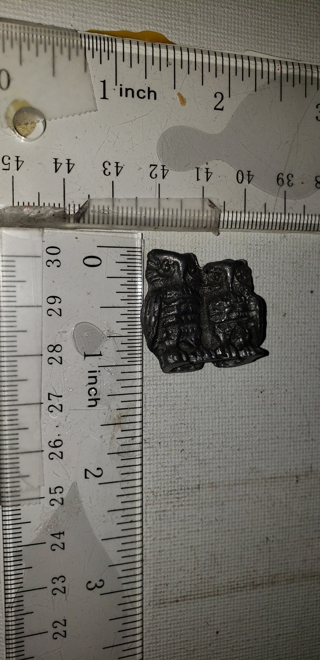 Two Tiny Pewter Owl Figurines by Ricker Excellent Condition - Etsy