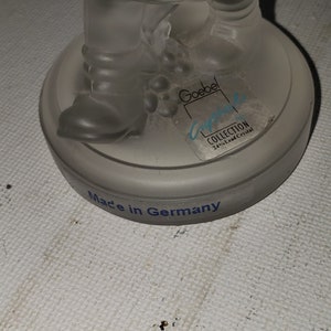 Frosted Glass Goebel Figurine Germany Excellent Condition - Etsy