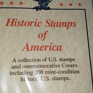 Historic Stamps of America From the Postal Commemorative Society 61 ...