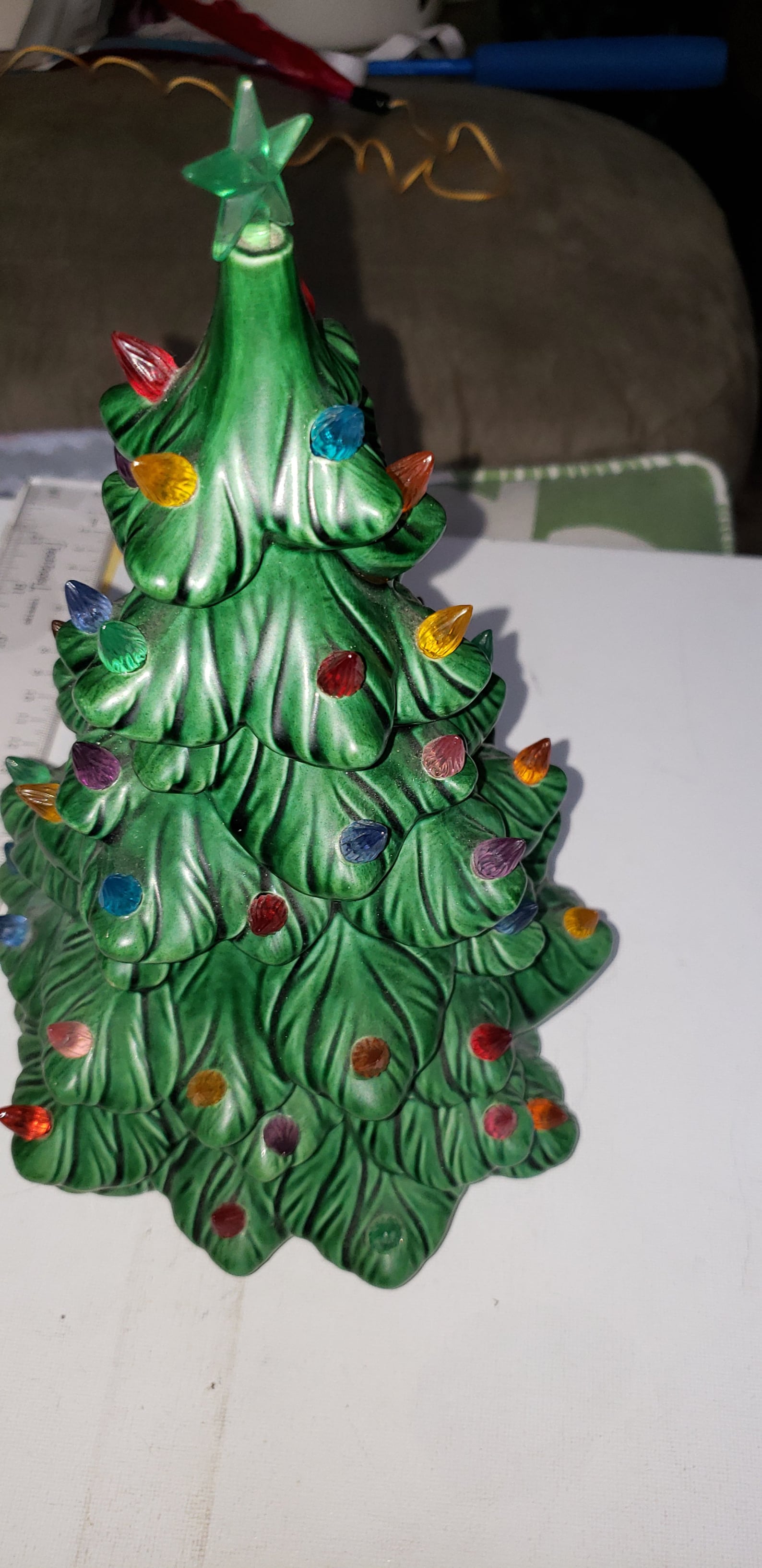 Vintage Holland Mold Ceramic Christmas Tree No Base No Light - Etsy