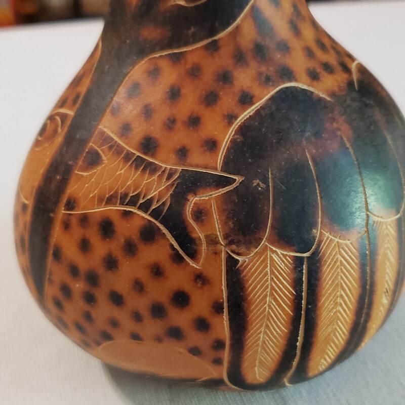 Pyrography Gourd - Etsy