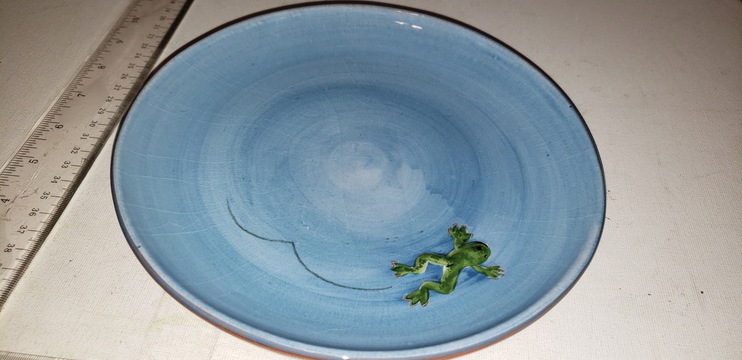 Set of 4 Pottery Barn Frog Plates Excellent Condition - Etsy