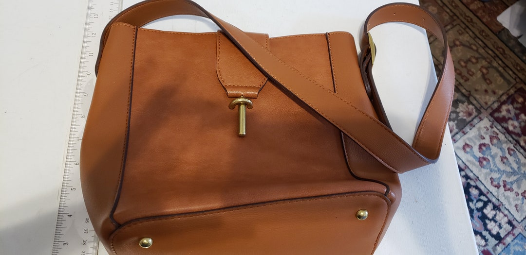 Leather Bucket Bag Shoulder Strap Excellent Condition - Etsy