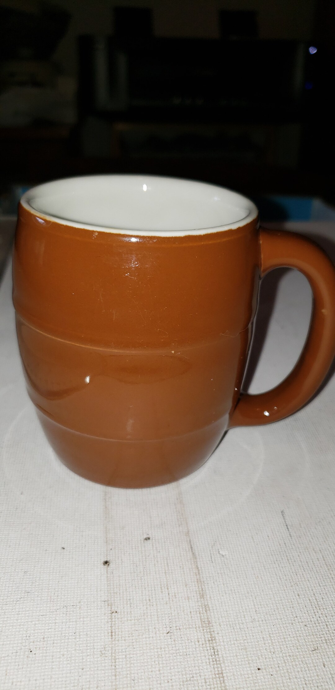 Heavy Hall Barrel Shaped Coffee Mug Excellent Condition - Etsy