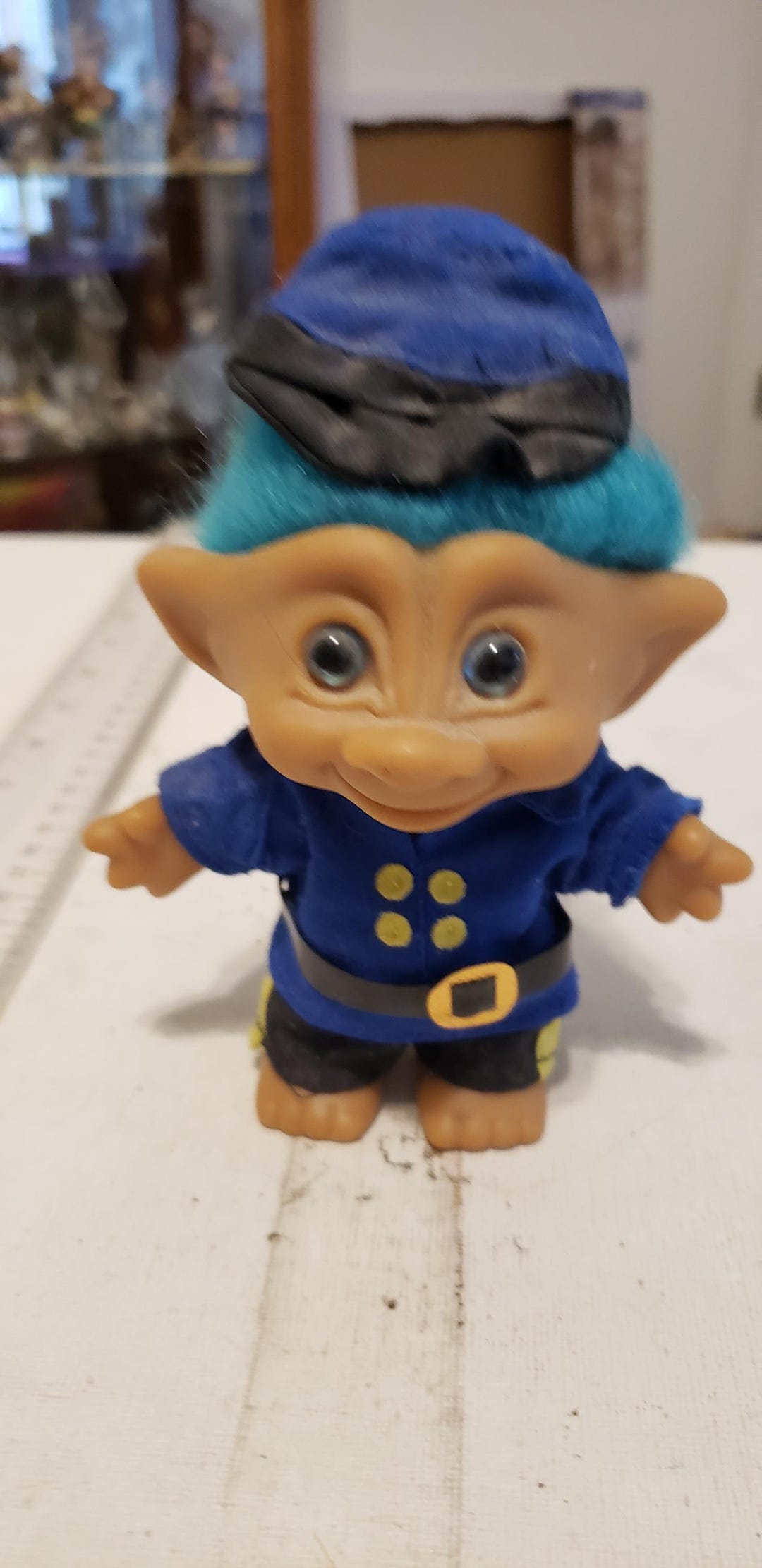 Troll Doll Policeman Good Condition - Etsy