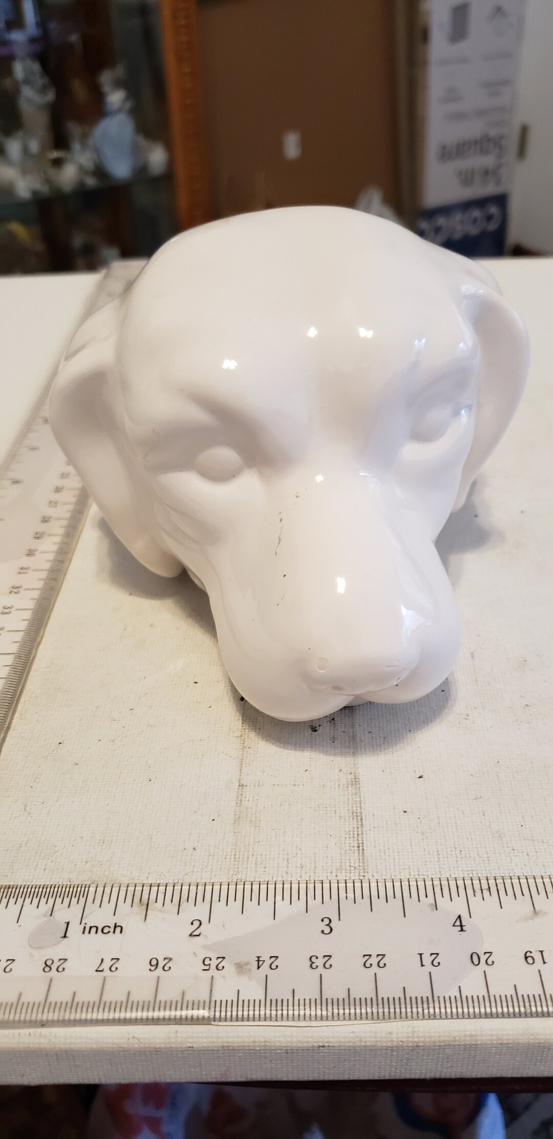 Ceramic Dog Head Wall Decor Excellent Condition - Etsy
