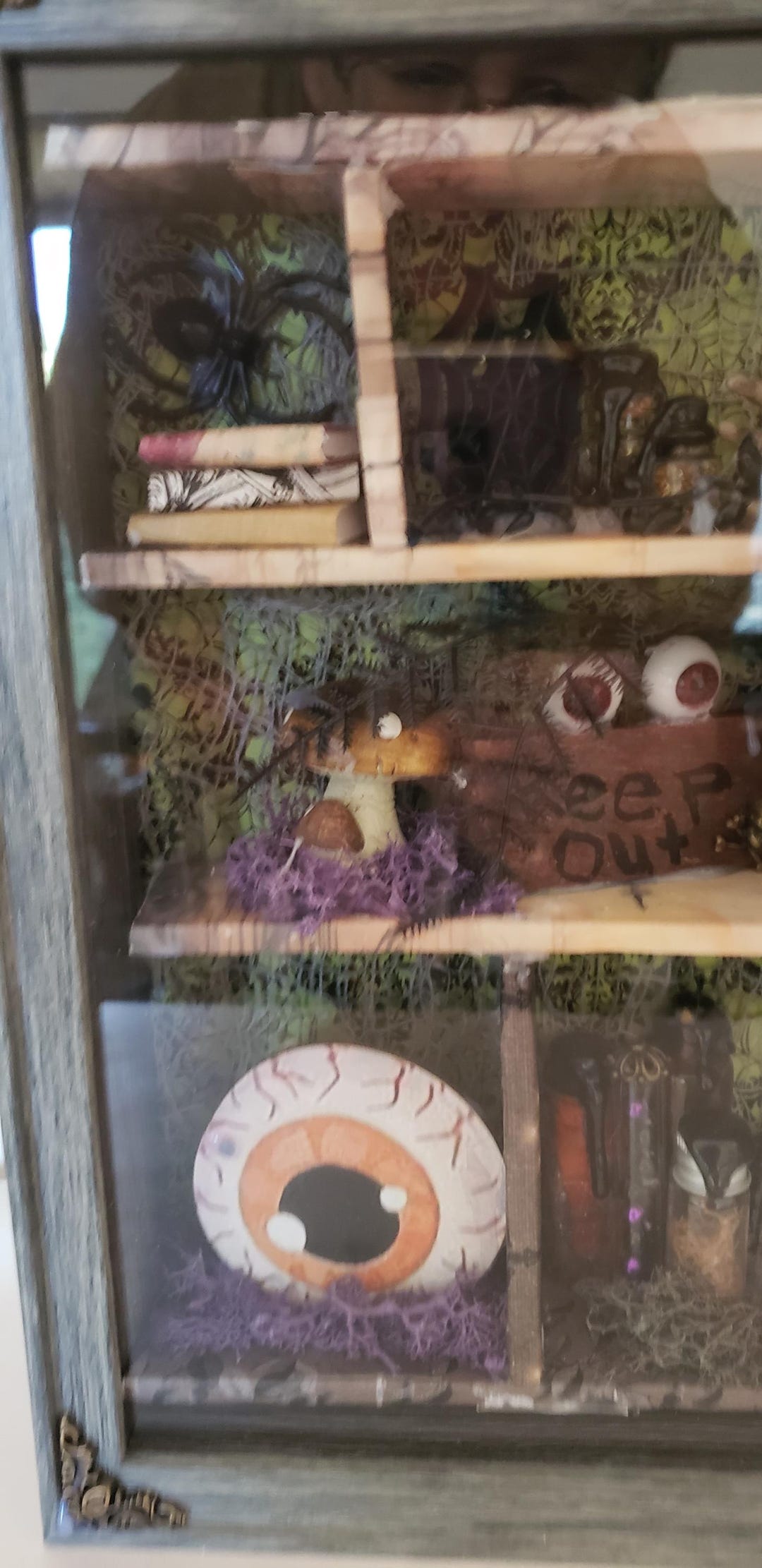 Spooky Cabinet Halloween Decor One of a Kind - Etsy