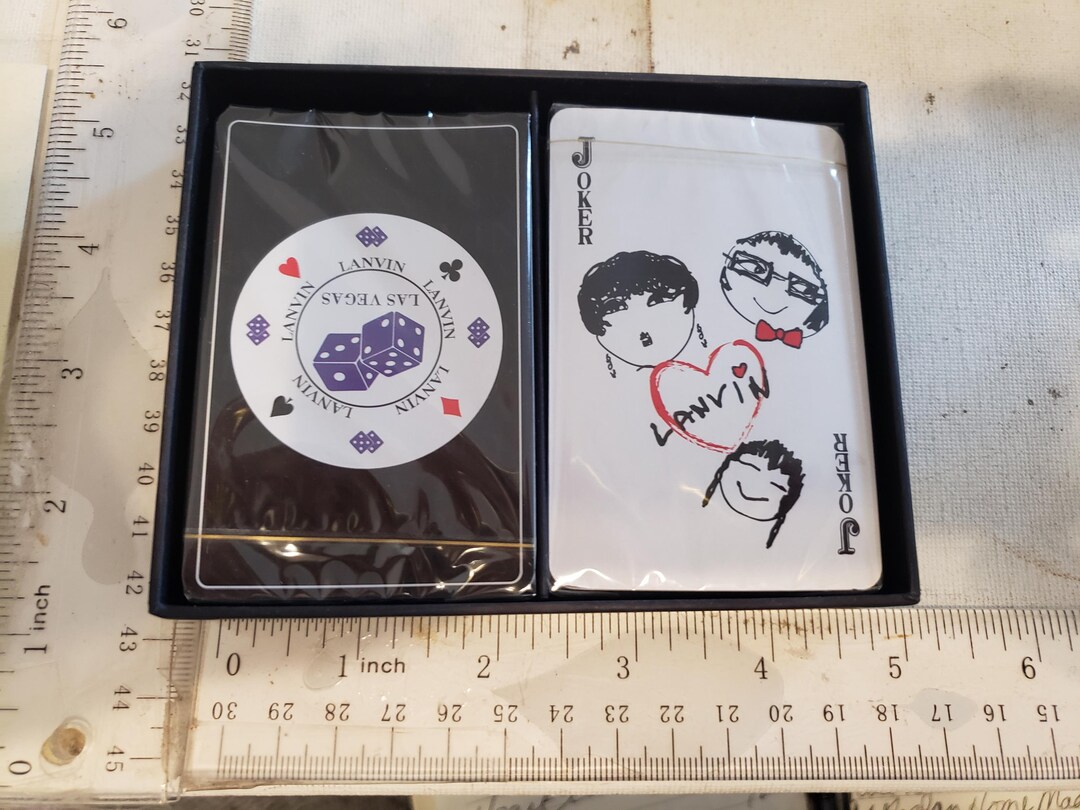Lanvin Face Paint Playing Cards NEW Never Opened Excellent Condition - Etsy