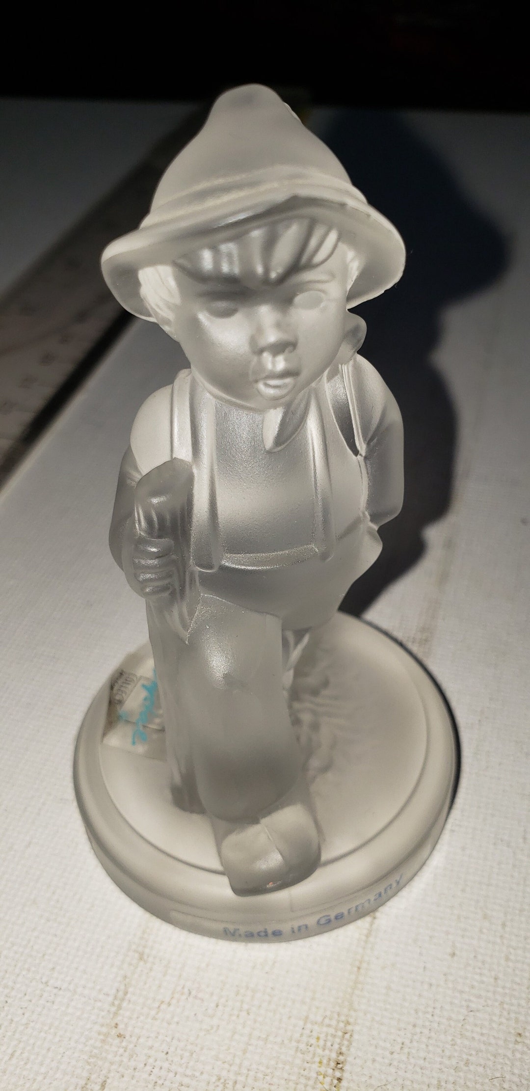 Frosted Glass Goebel Figurine Germany Excellent Condition - Etsy