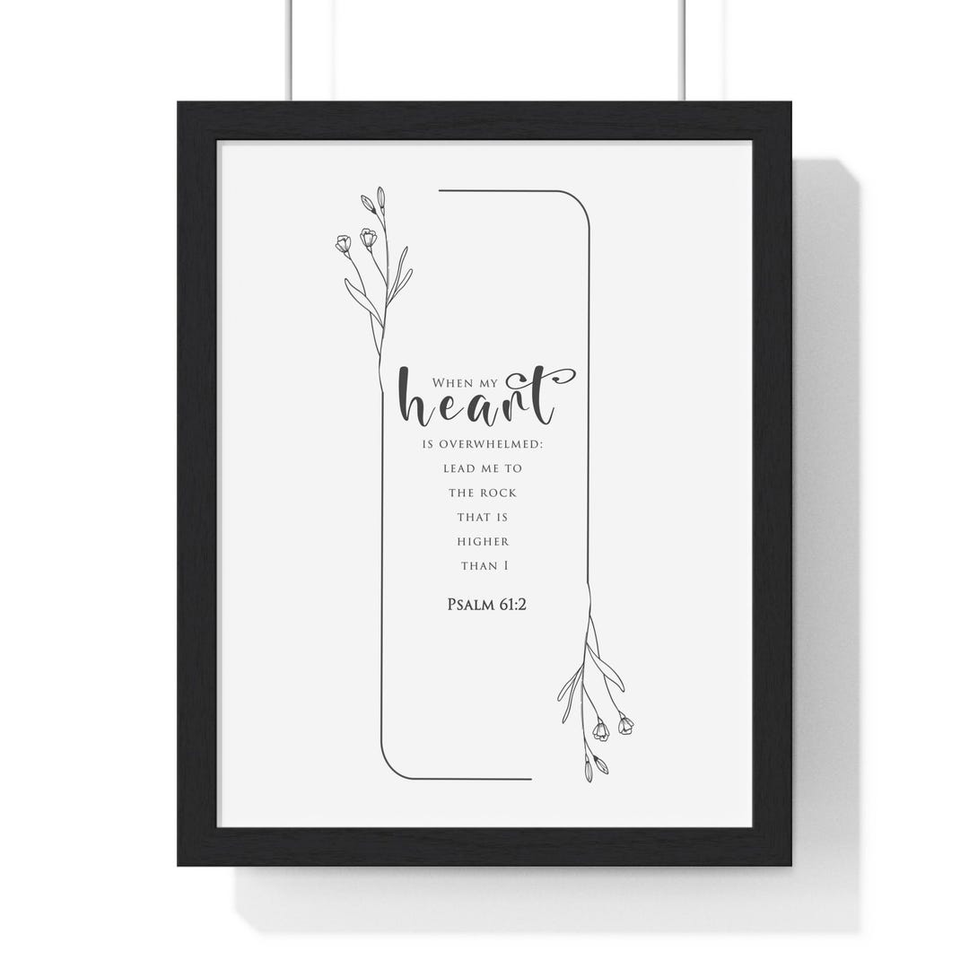 Rock of Refuge - Psalm 61:2 - Christian Wall Art - Etsy