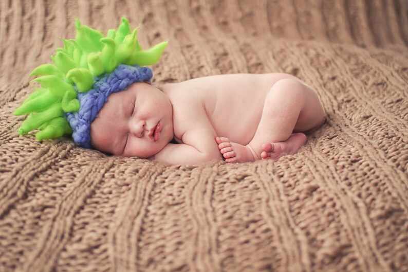 Funky Twisty Baby Hat PATTERN PDF for Photo Prop Newborn-6 - Etsy