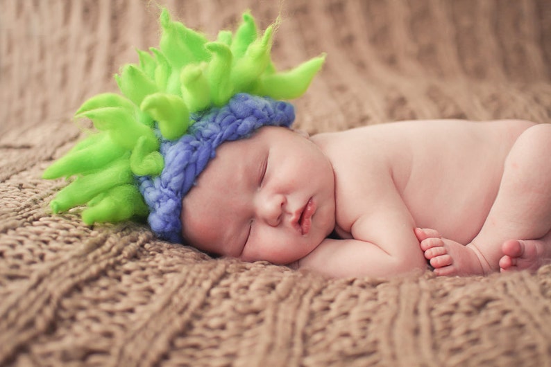 Funky Twisty Baby Hat PATTERN PDF for Photo Prop Newborn-6 - Etsy