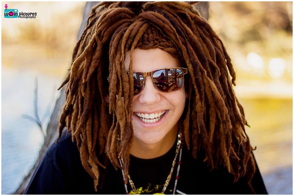 Hippy Dreadlock Hat PATTERN, in Soft Handspun, Fun Photo Prop, Falls ...