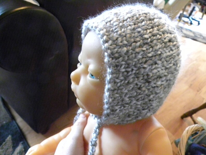 Caleb-newborn Bonnet PATTERN, in Chunky Yarn, Beginner Pattern, Knit ...