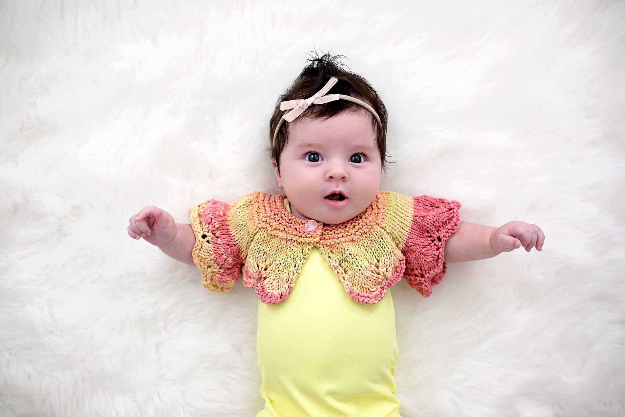 Baby Shrug PATTERN, the Gracie Shrug, Newborn up to 12 Months Sizes ...