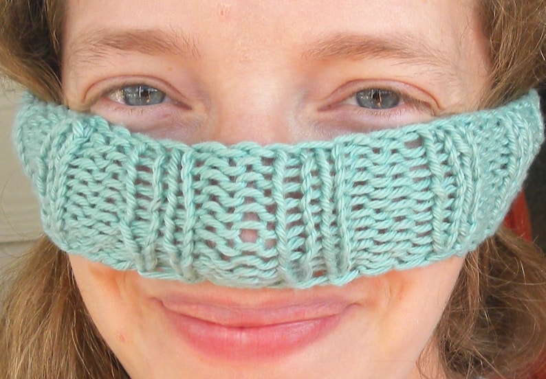 Nosewarmer/ Earwarmer/ Headband PATTERN, for Really Cold Noses - Etsy