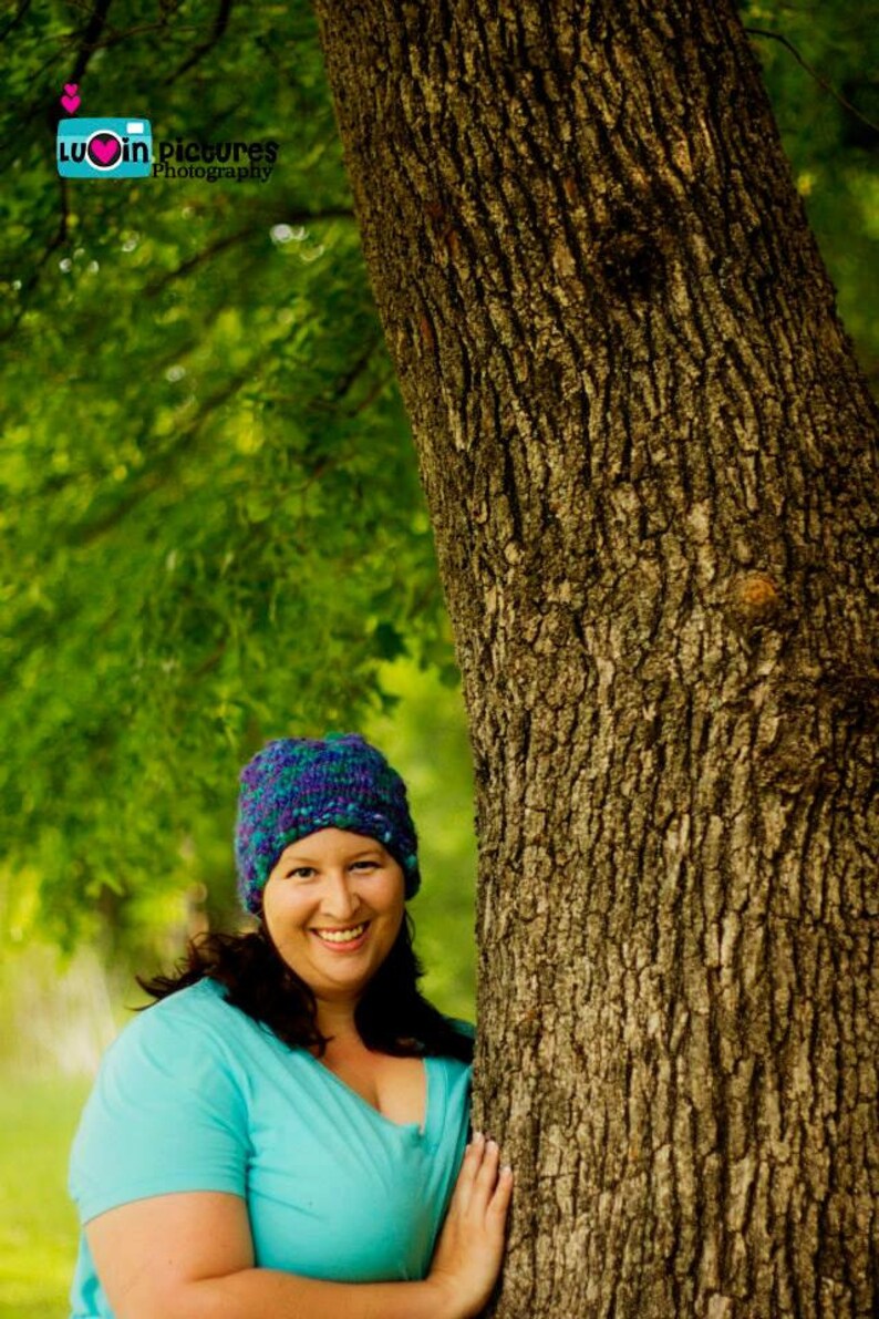 Handspun Hat Pattern, Adult Size Super Bulky Yarn, Quick Knit Gifts ...