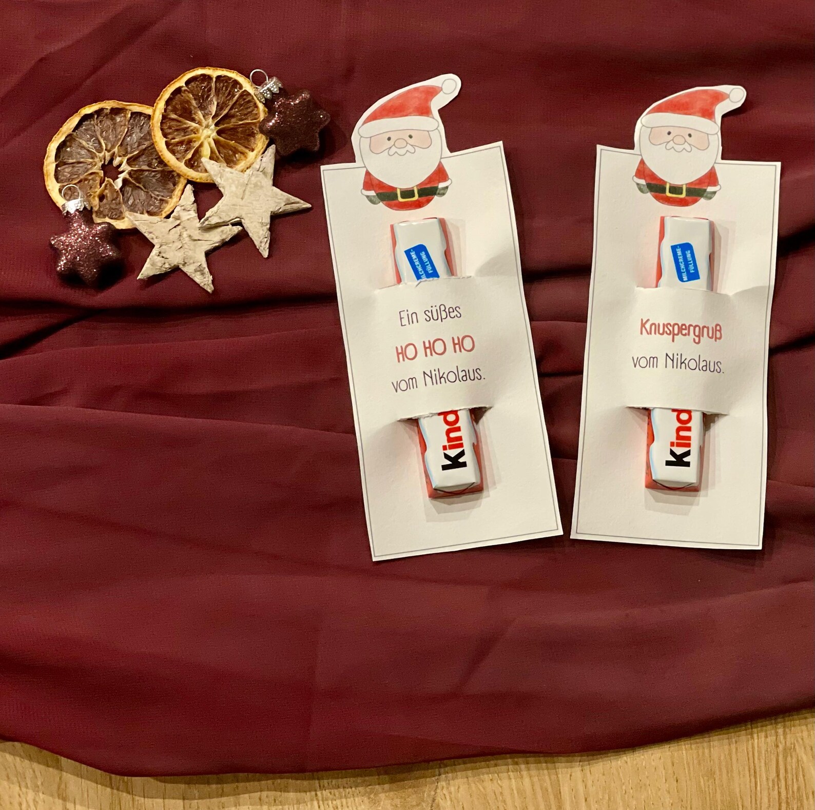 Santa Claus Printable Template | Kinder Chocolate Bar Wrapper | Wrapper ...