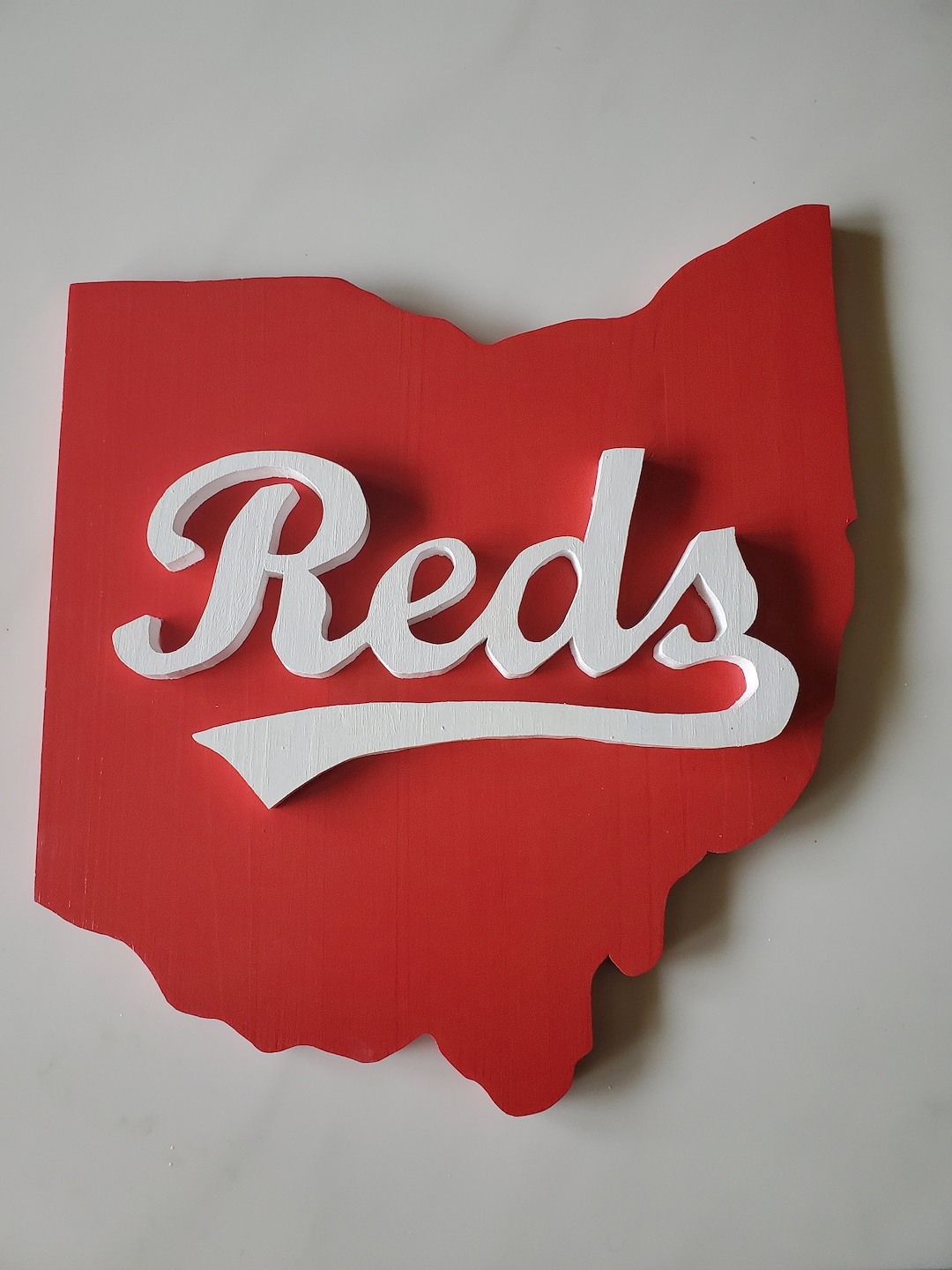 Cincinnati Reds Wall Sign - Etsy