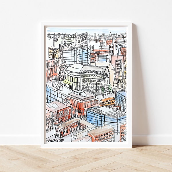 Manchester Print - Etsy UK
