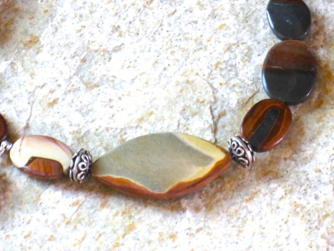 Wonderful Wonderstone & Sterling Necklace - Etsy